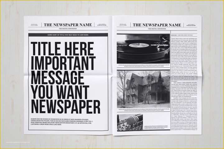 Indesign Newspaper Template Free Of Classy Newspaper Indesign Template ...