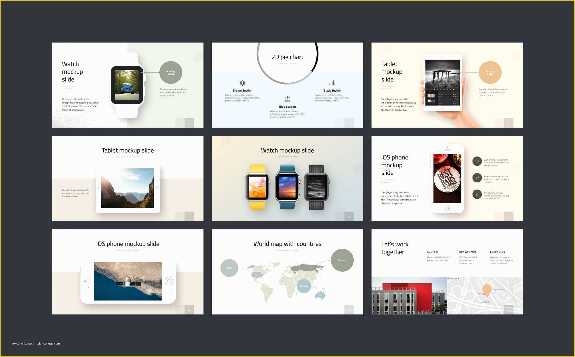 Keynote Presentation Templates Free Of Geometry Keynote Template 