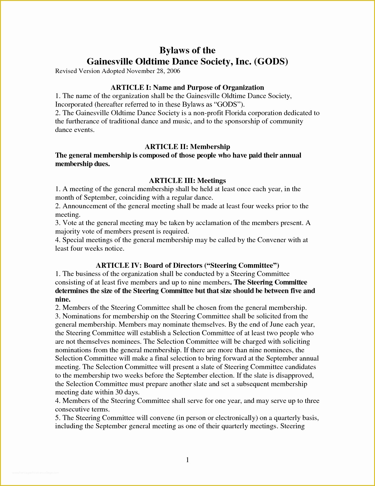 Non Profit Bylaws Template Free Of Best S Of Florida Hoa Non Profit 