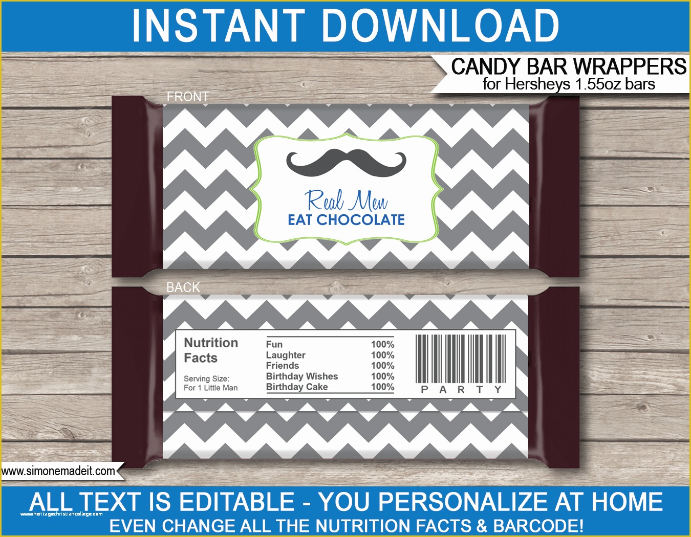 Free Hershey Candy Bar Wrapper Template For Word Deluxeasl