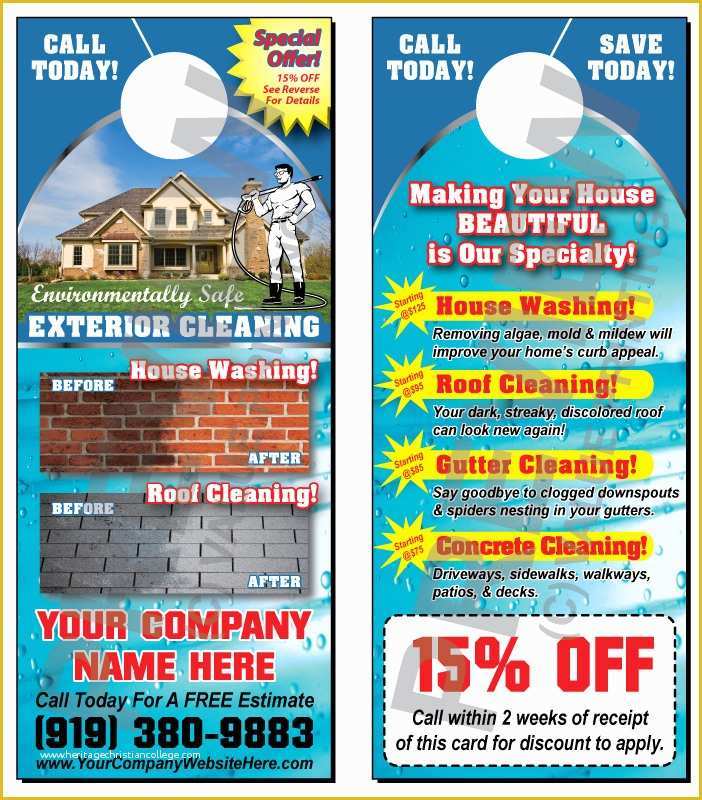 Pressure Washing Flyers Template