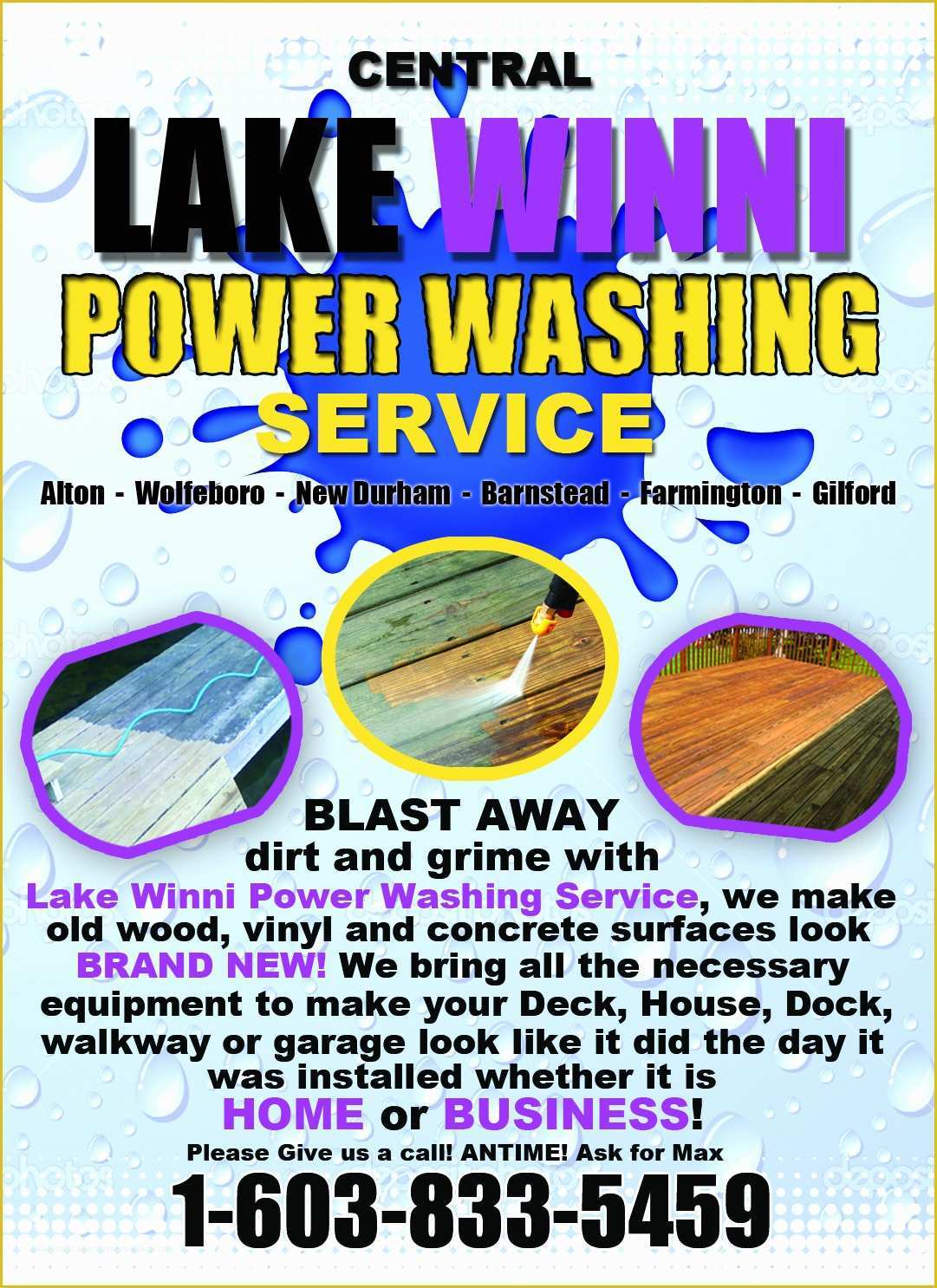 Power Washing Flyer Templates