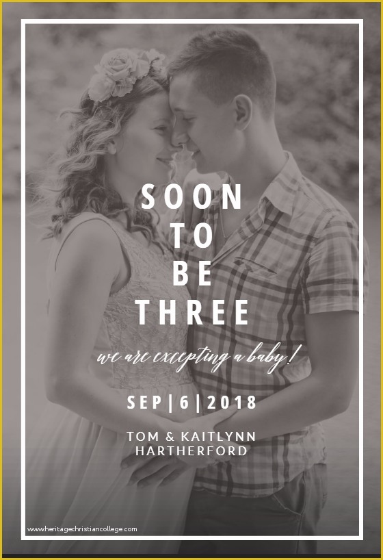 Pregnancy Announcement Templates Free Download Of Soon To Be Three Free 