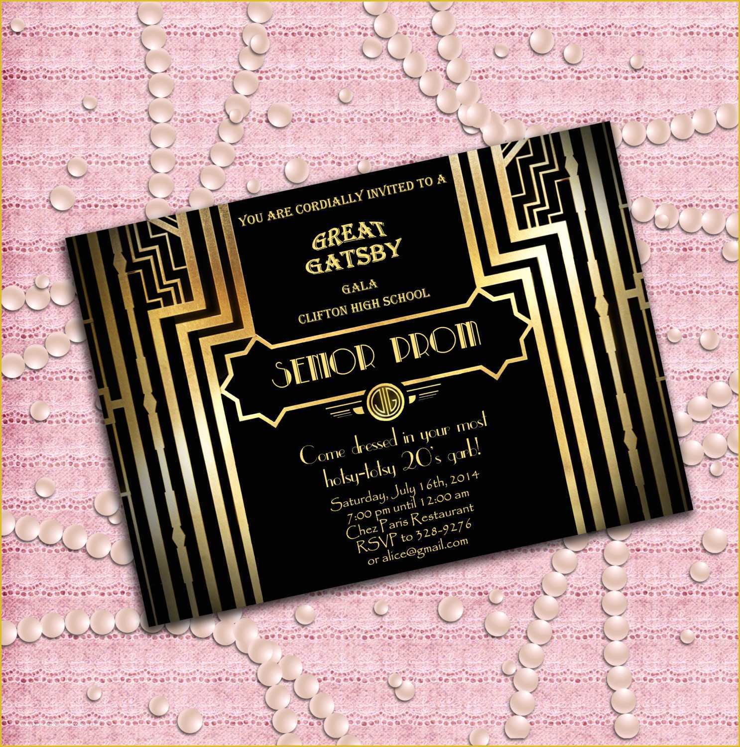 Prom Ticket Template