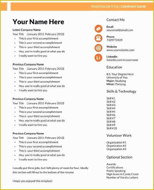 Really Free Resume Templates Of Really Free Resume Free Resume Template Free Resume 