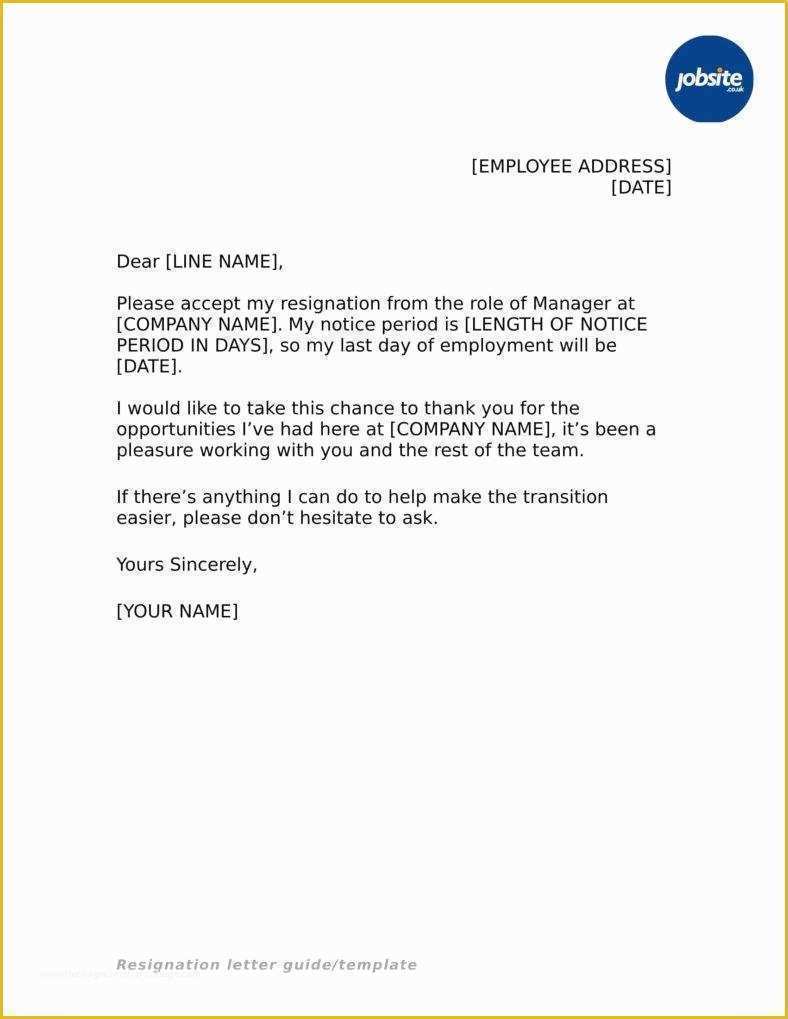 Resign Pdf Sample Resignation Letter