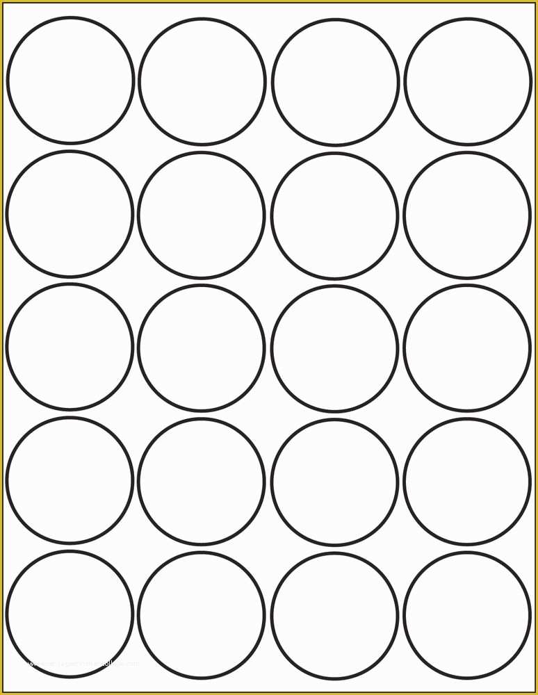 Round Label Template Free Of Chalkboard Round Labels 2 5 Text Editable 