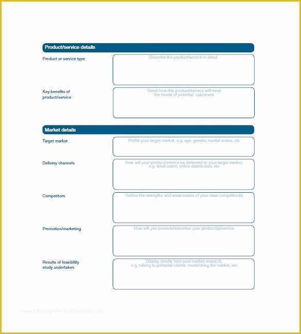 Simple Business Plan Template Free Of Simple Business Plan Template 