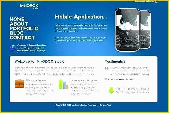 Simple Website Templates Free Download HTML With Css Of Free Landing 