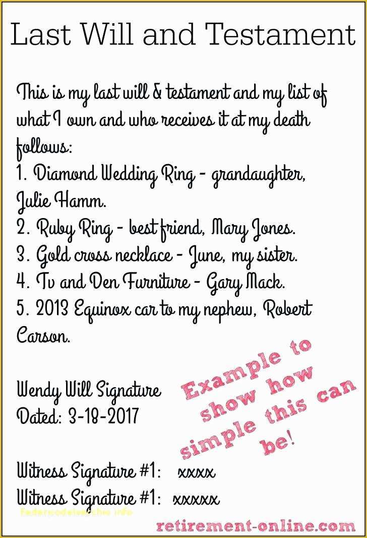 Simple Will Template Free Of 7 Sample Last Will And Testament Forms To Simple Will Template Free Of 7 Sample Last Will And Testament Forms To