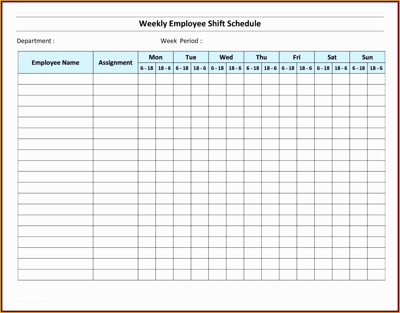 Staffing Template Excel Free Of 7 Monthly Staff Schedule Template Excel 