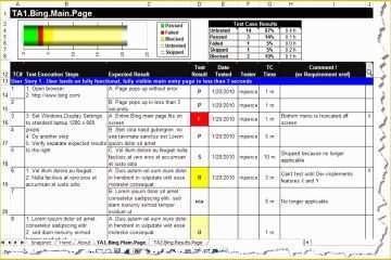 Test Case Template Excel Free Download Of 8 Test Script Template Excel ...