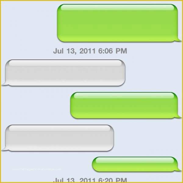 Text Message Templates Free Of Blank IPhone Text Message Bubble 