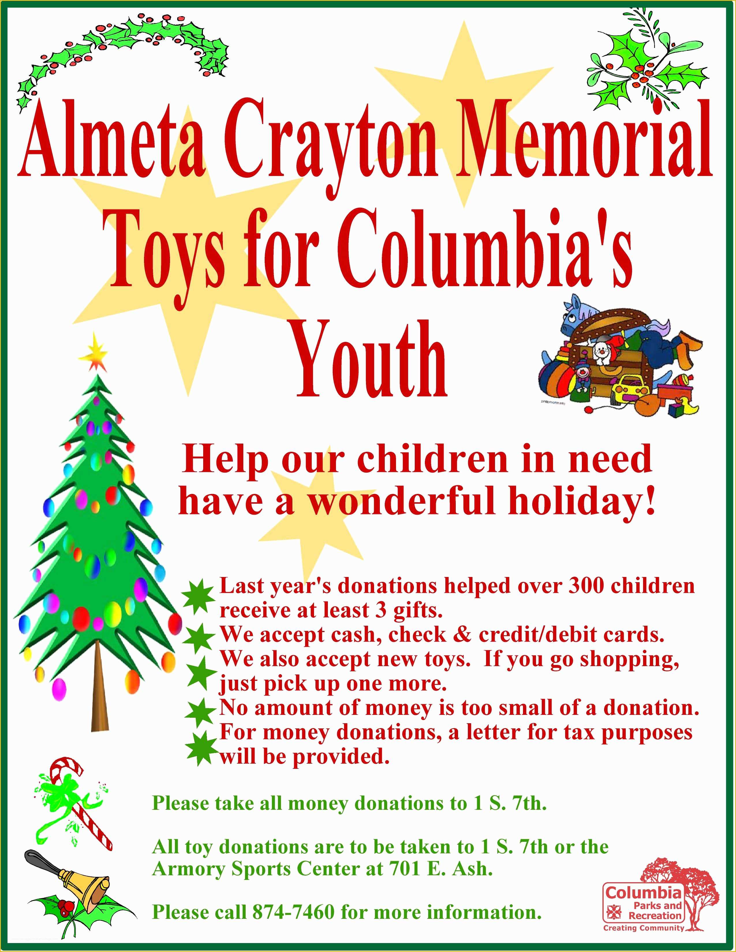 Toy Drive Flyer Template Free Of Toy Drive Flyer Template To Pin On 