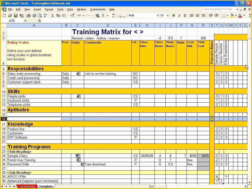Training Plan Template Excel Free Of Employee Training Schedule 