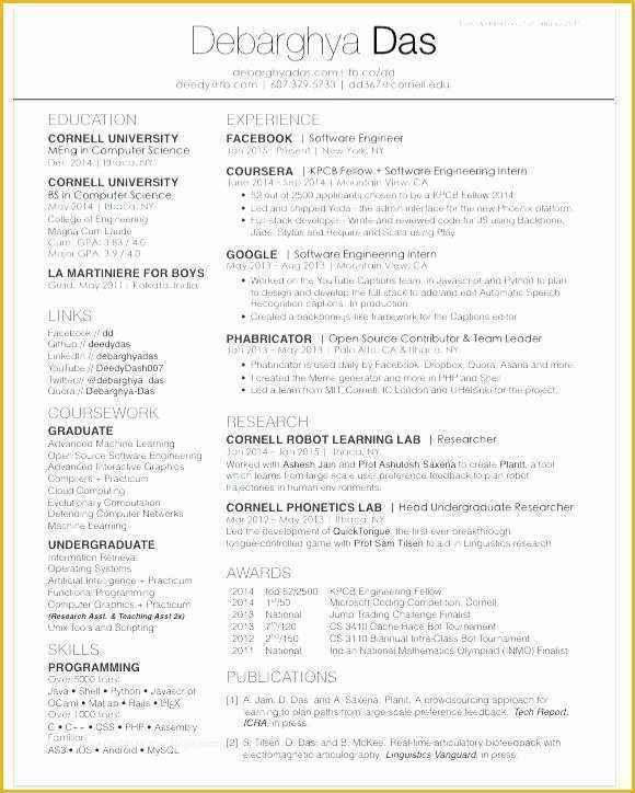 Two Column Resume Template Word Free Of Edit Resume Template Word Edit 