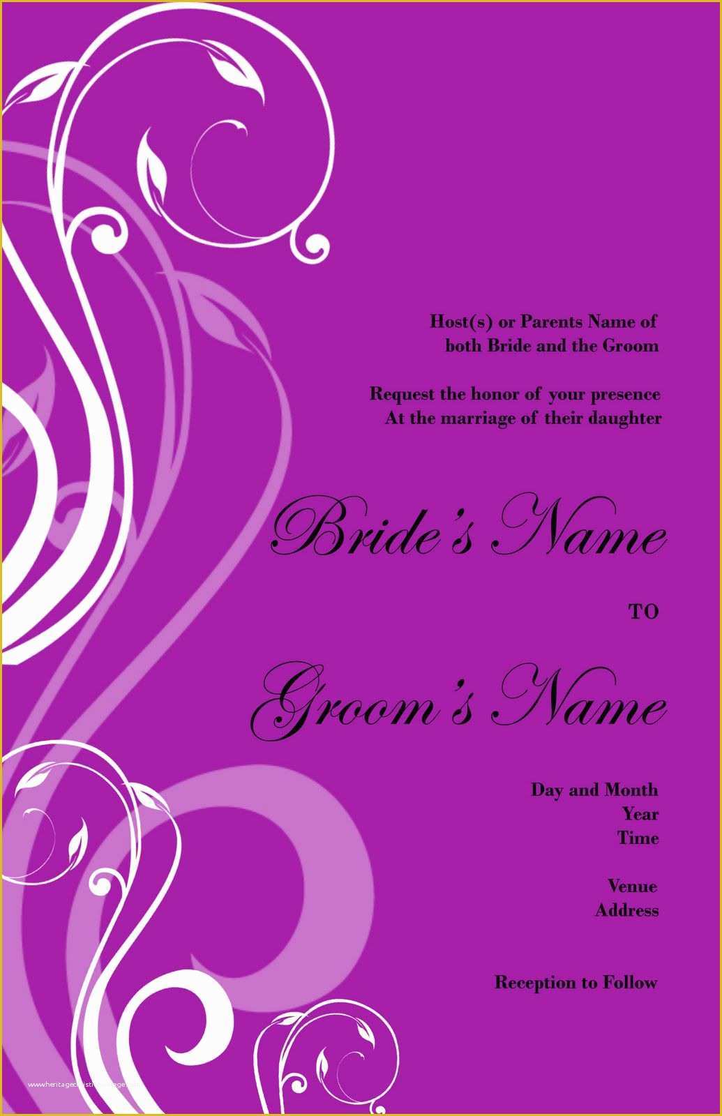 Typography Invitation Template Free Of Invitation Card Template Line 